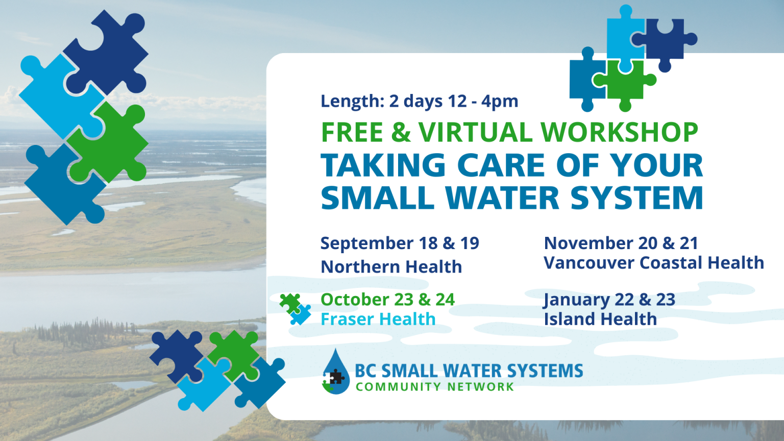 Free Virtual Workshop: “Taking Care of Your Small Water System” | EOCP
